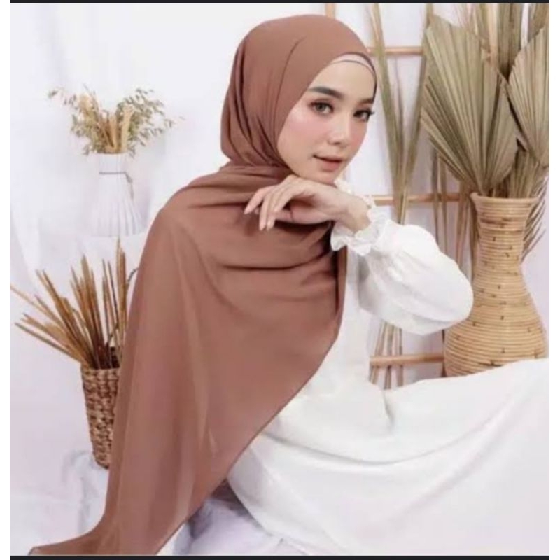 Jual PASHMINA CERUTY BABY DOLL/PREMIUM | Shopee Indonesia