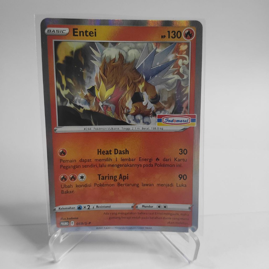 Jual Entei Promo Indomaret Kartu Pokemon | Shopee Indonesia