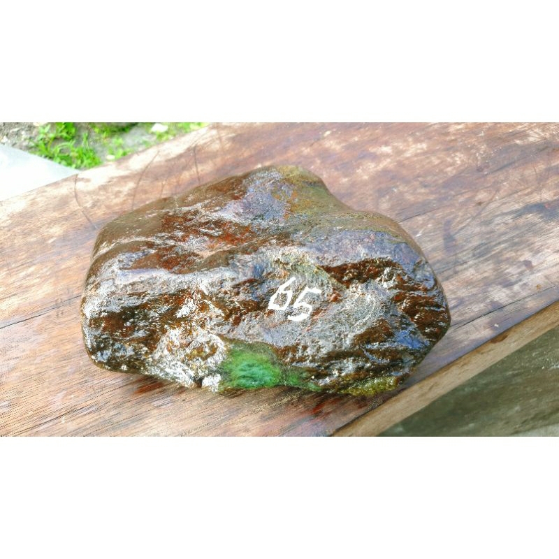 Jual BAHAN TUNGGAL BATU ALAM BATU GIOK NEPHRITE JADE NATURAL NO65 ...