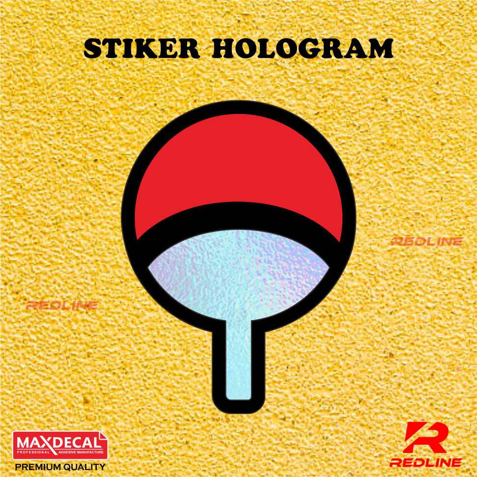 Jual Stiker Hologram Klan Uciha Kipas Sticker Hp Laptop | Shopee Indonesia