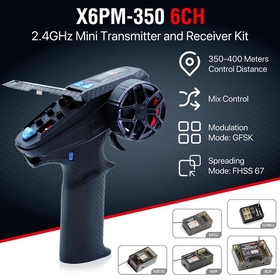 Jual Transmitter DUMBORC X6PM 350 2.4ghz RC Controller 6CH Gyro ...