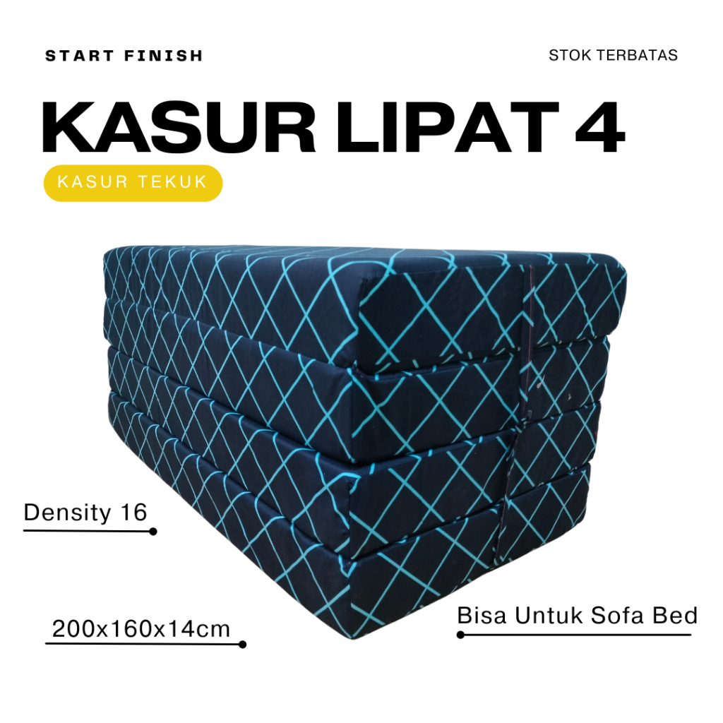 Jual KASUR BUSA LIPAT 4 TEBAL 14cm UK. 200x160x14 / MATRAS BUSA / KASUR ...
