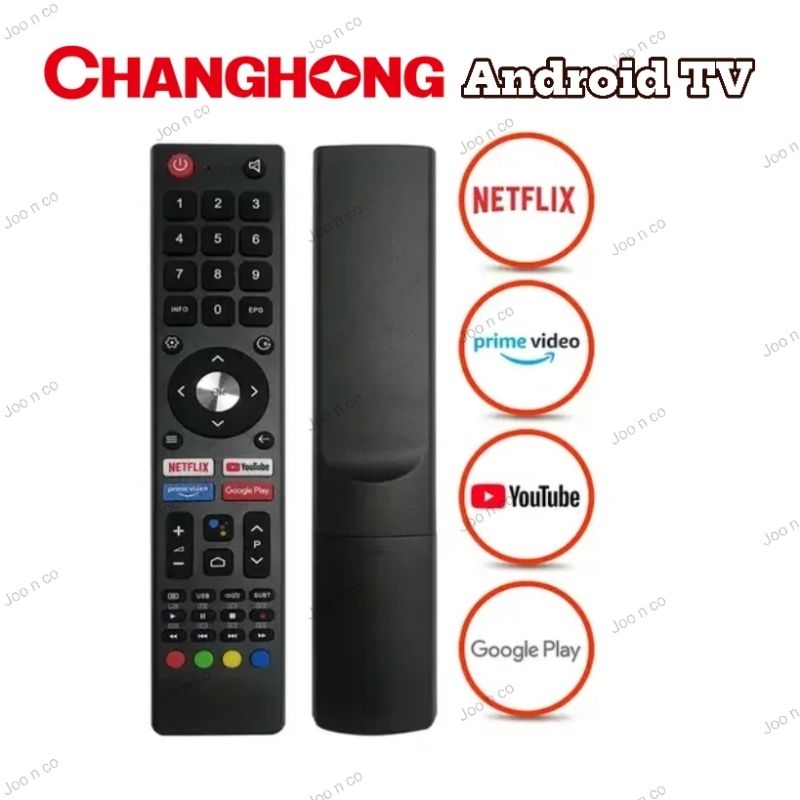 Jual Remot remote TV Changhong android smart TV 100%new | Shopee Indonesia