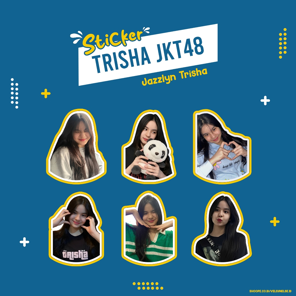 Jual [ ISI 6 ] Sticker Pack JKT48 Lucu Aesthetic High Quality | Shopee ...
