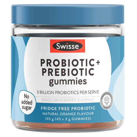 Jual Swisse Probiotic + Prebiotic Gummies 3 Billion CFU of probiotics ...