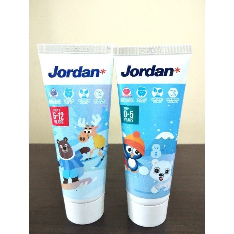 Jual Jordan Pasta Gigi Anak Step 1- Step 2 75 gram (TANPA DUS) | Shopee ...
