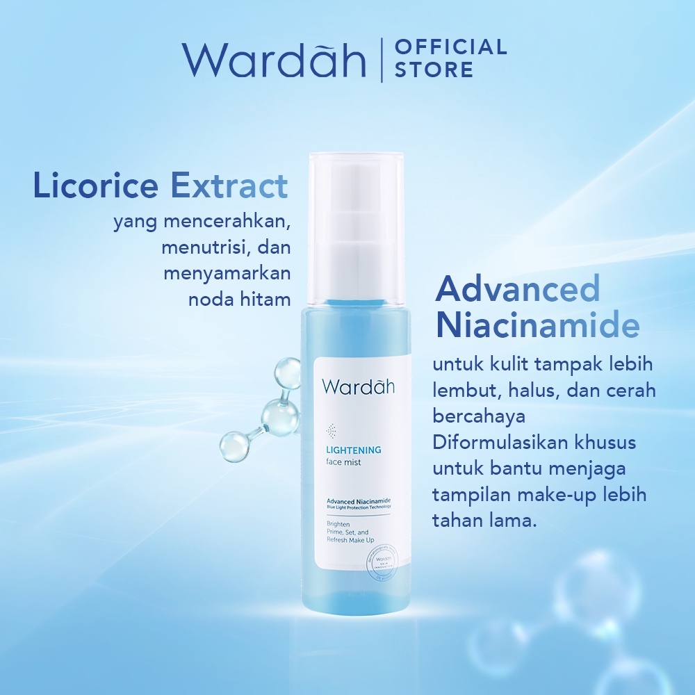 Jual Wardah Lightening Face Mist 60 ml - Face Mist 3-in-1 dengan ...