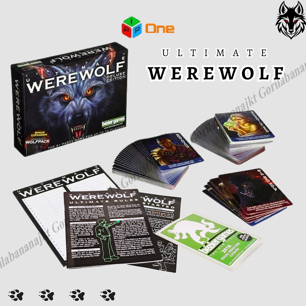 Jual Kartu Ultimate Werewolf Deluxe Edition board game Card Games ...