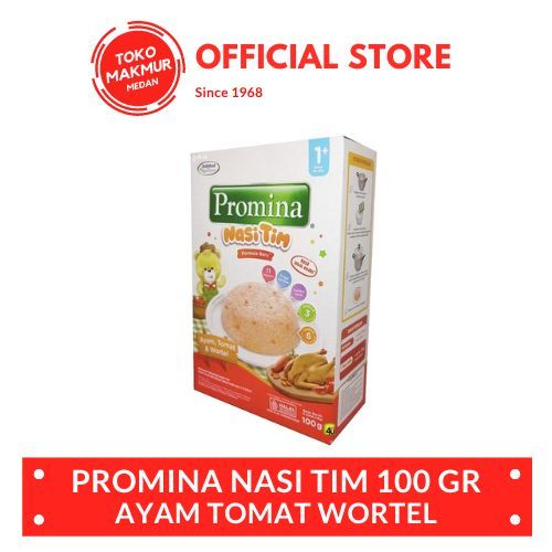 Jual PROMINA NASI TIM AYAM TOMAT WORTEL 100 GR | Shopee Indonesia
