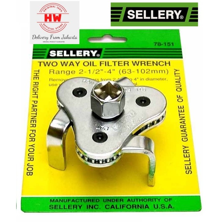 Jual SELLERY Kunci Buka Filter Oli Universay 2 Way Oil Filter Wrench 78 ...