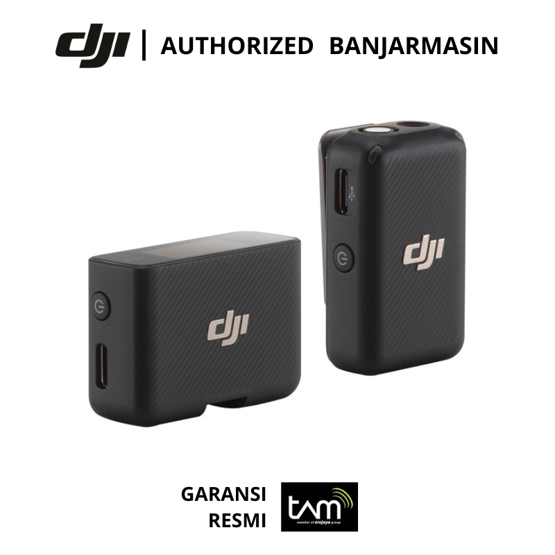 Jual DJI MIC (1TX+1RX) - Mini Wireless Microphone - DJI Banjarmasin ...