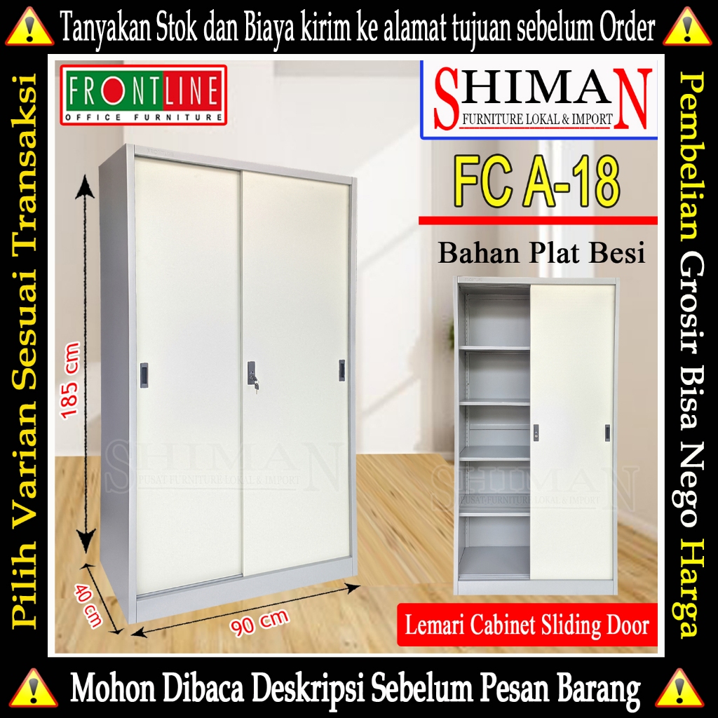 Jual Lemari Cabinet FC A18 | Lemari Arsip Sliding Door Frontline ...