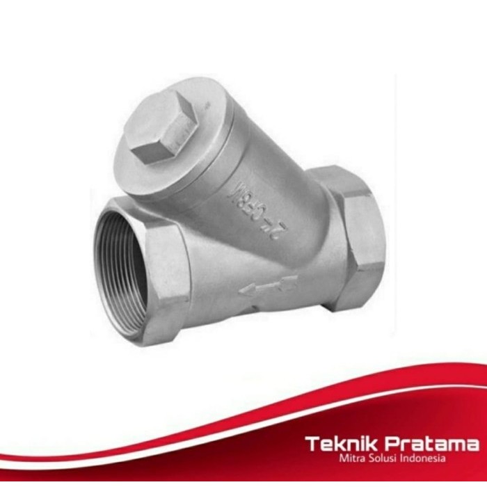 Jual 1" Y Strainer Saringan Air Stainless Steel 316 Size 1" Inch ...