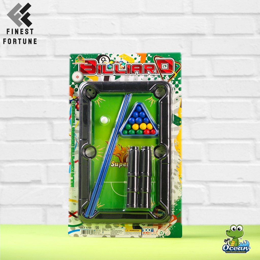 Jual MAINAN ANAK TABLE BILLIARD MINI (OCEAN TOYS) | Shopee Indonesia