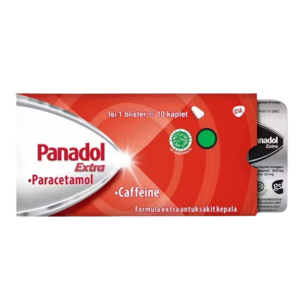 Jual PANADOL Extra Paracetamol 1 Strip isi 10 Tablet | Shopee Indonesia