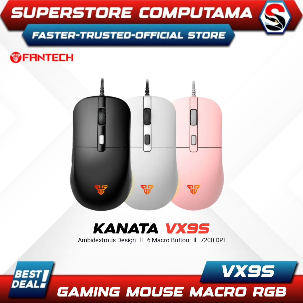 Jual Fantech Kanata VX9 / VX9S RGB Gaming Mouse | Shopee Indonesia