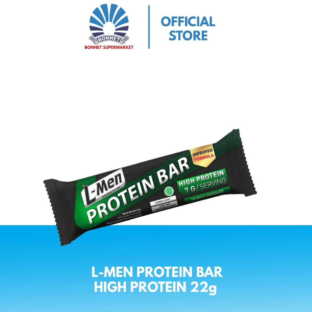 Jual L-Men Bar Crunchy Chocolate- Camilan Rendah Lemak dengan Whey ...