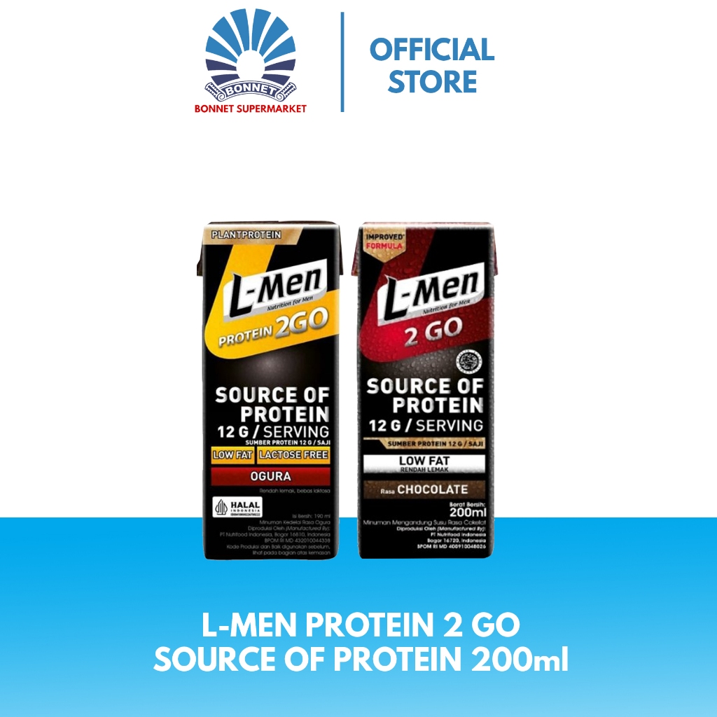 Jual L-Men Hi Protein 2 Go 200ml - Suplemen Tinggi Protein Siap Minum ...