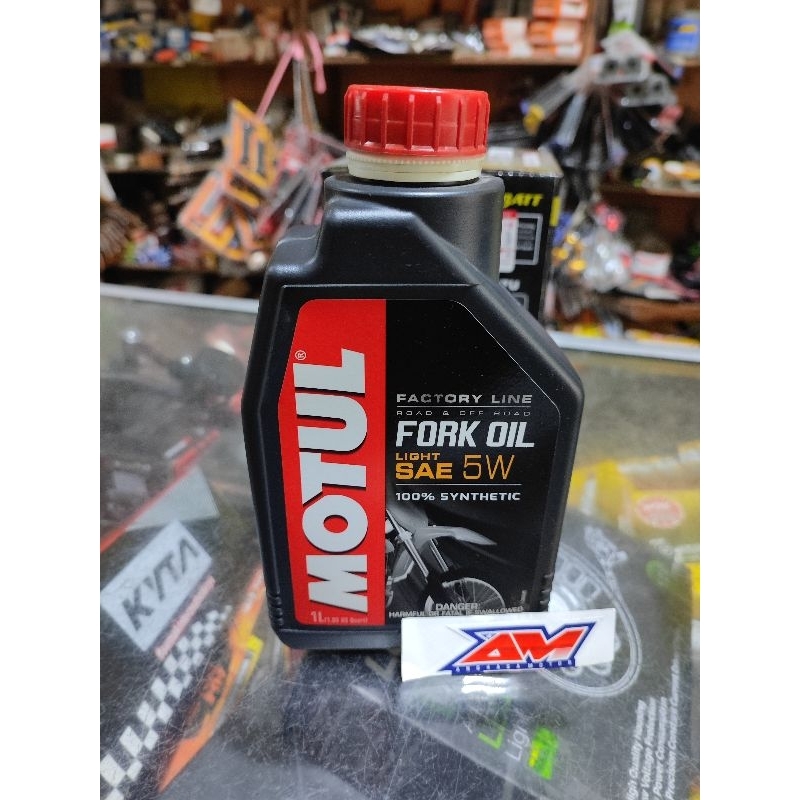 Jual oli shock fork oil motul light sae 5w 100% synthetic 1 liter ...