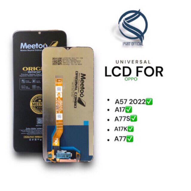 Jual lcd oppo a77s/a57 2022//a77/A17/A17K universal lcd satu set ...