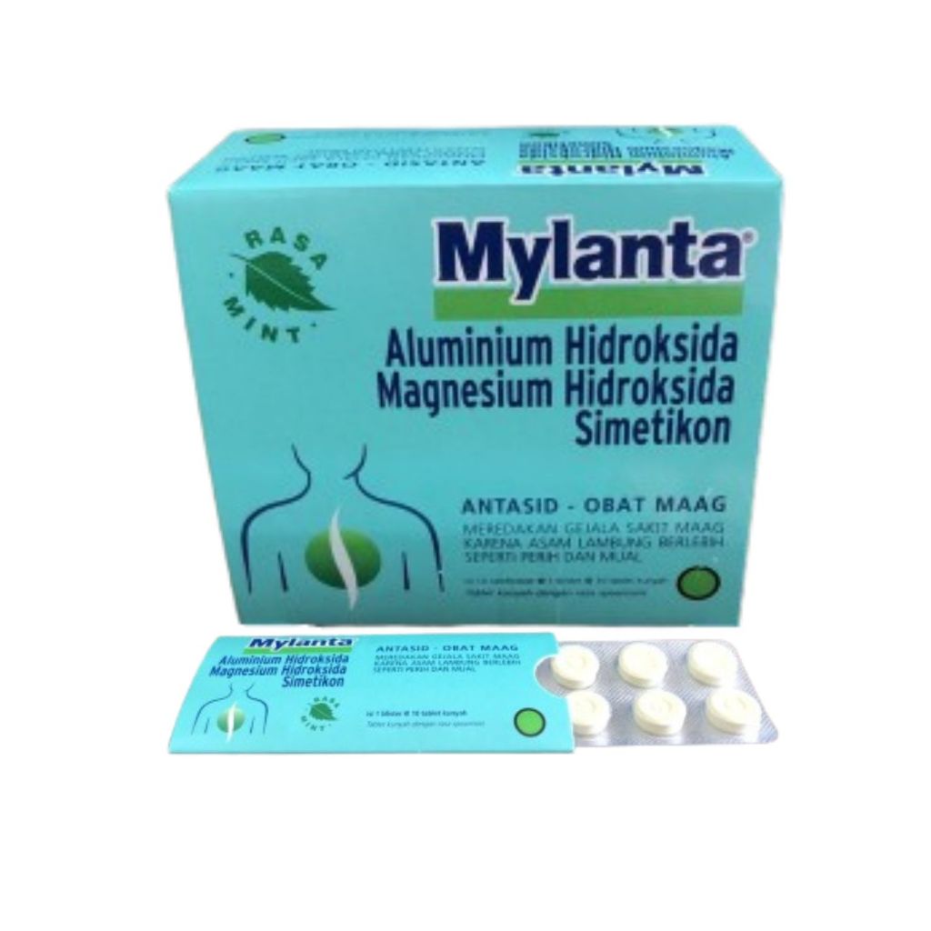 Jual Mylanta Antasid - Obat Maag isi 10 Tablet | Shopee Indonesia