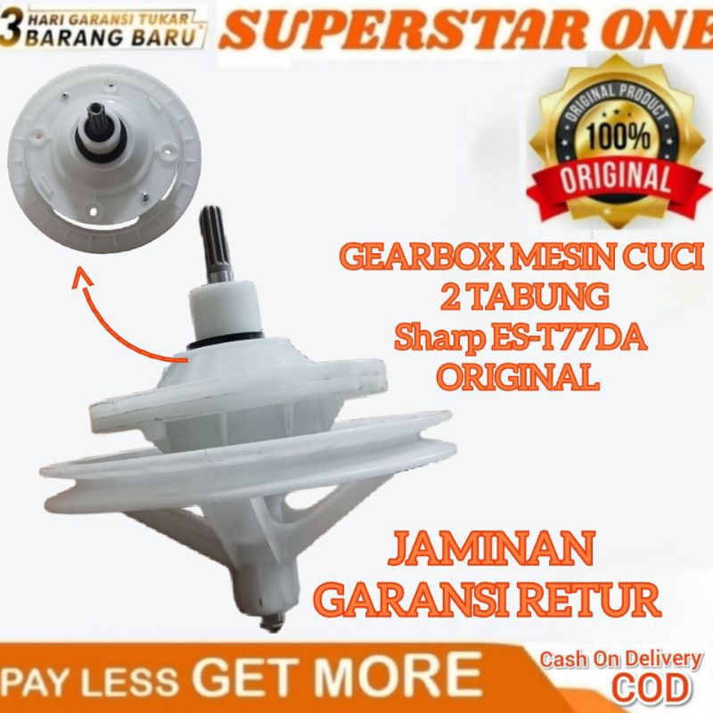 Jual Gearbox Mesin Cuci 2 Tabung Sharp ES-T77DA Original | Shopee Indonesia