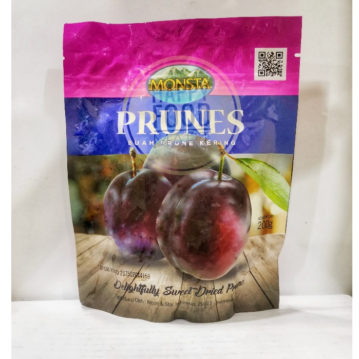 Jual [BPOM RI] MONSTA SWEET DRIED PRUNES 200 GRAM/BUAH PLUM KERING ...