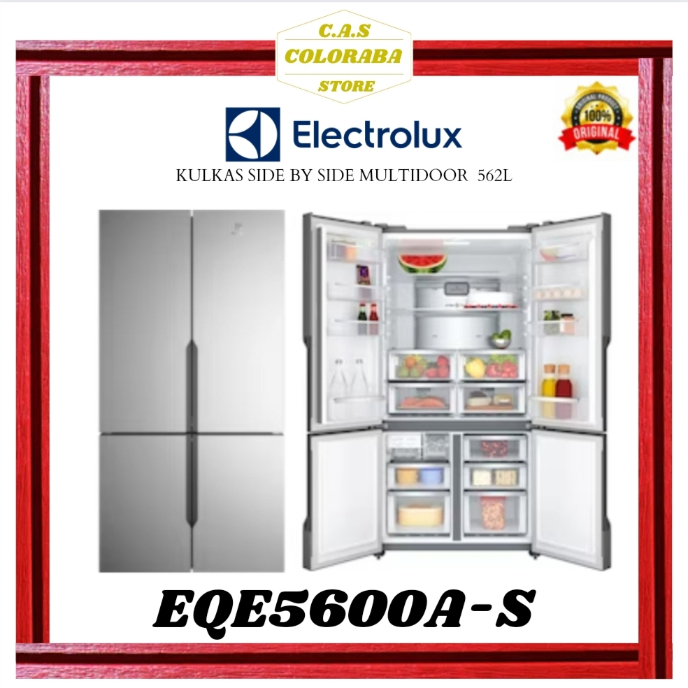 Jual KULKAS ELECTROLUX EQE5600A-S KULKAS SIDE BY SIDE INVERTER ...