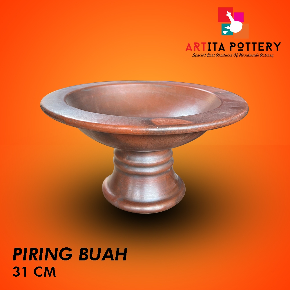 Jual PIRING SAJI BUAH GERABAH TANAH LIAT BAYAT KLATEN | Shopee Indonesia
