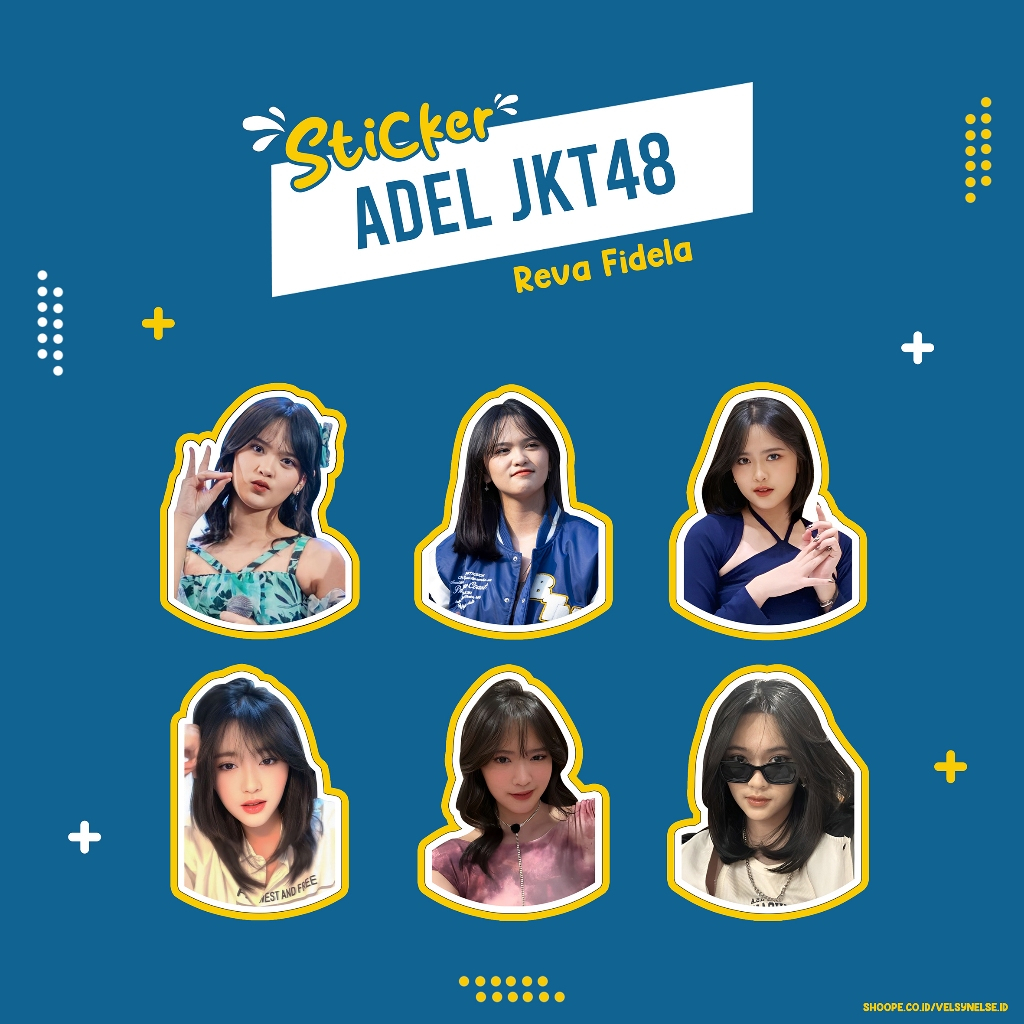 Jual [ ISI 6 ] Sticker Pack JKT48 Lucu Aesthetic High Quality | Shopee ...