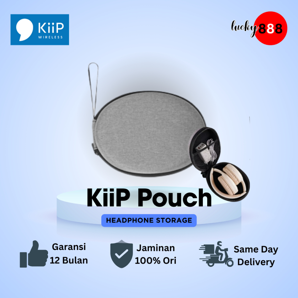 Jual KiiP Wireless Headphone dan TWS Storage Bag Tas Penyimpanan ...