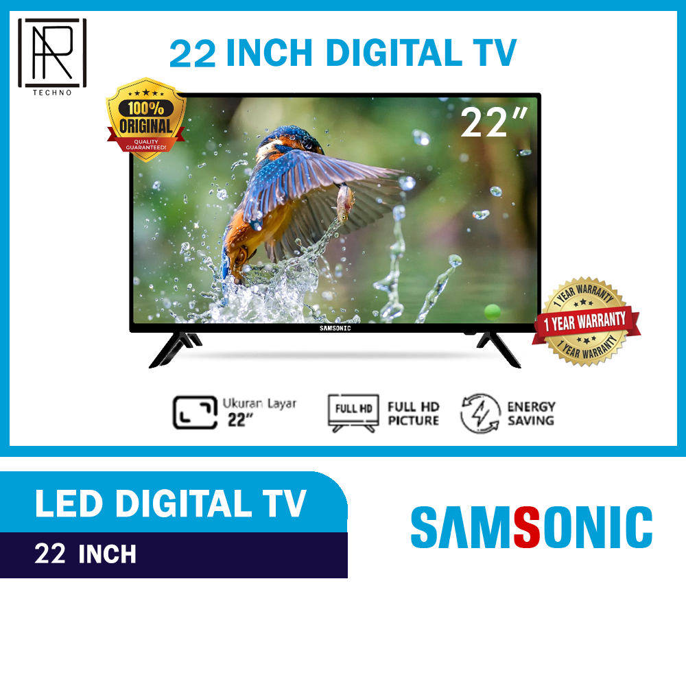 Jual TV LED 22 Inch Digital LED TV - HD TV - HDMI TV DIGITAL SAMSONIC ...
