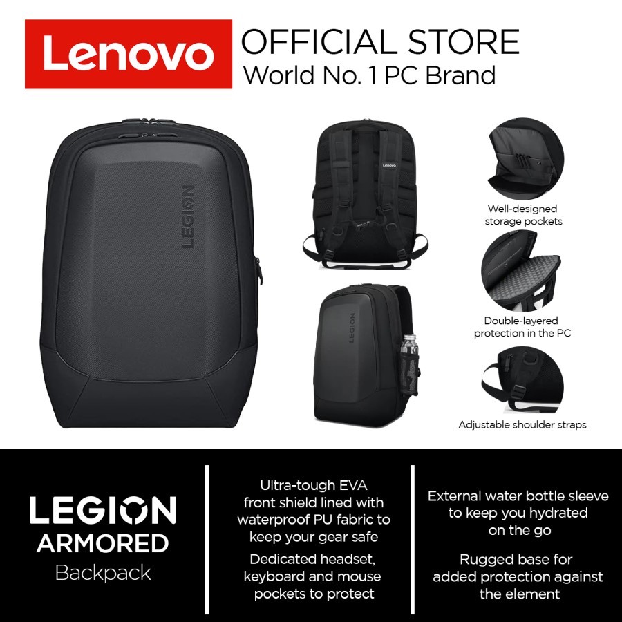 Jual Lenovo Legion 17" Armored Backpack II | Shopee Indonesia