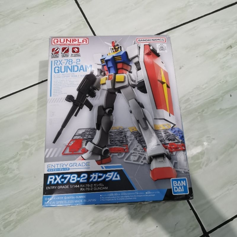 Jual EG Entry Grade RX 78 2 Gundam Bandai 1/144 not MG 1/100 aerial ...