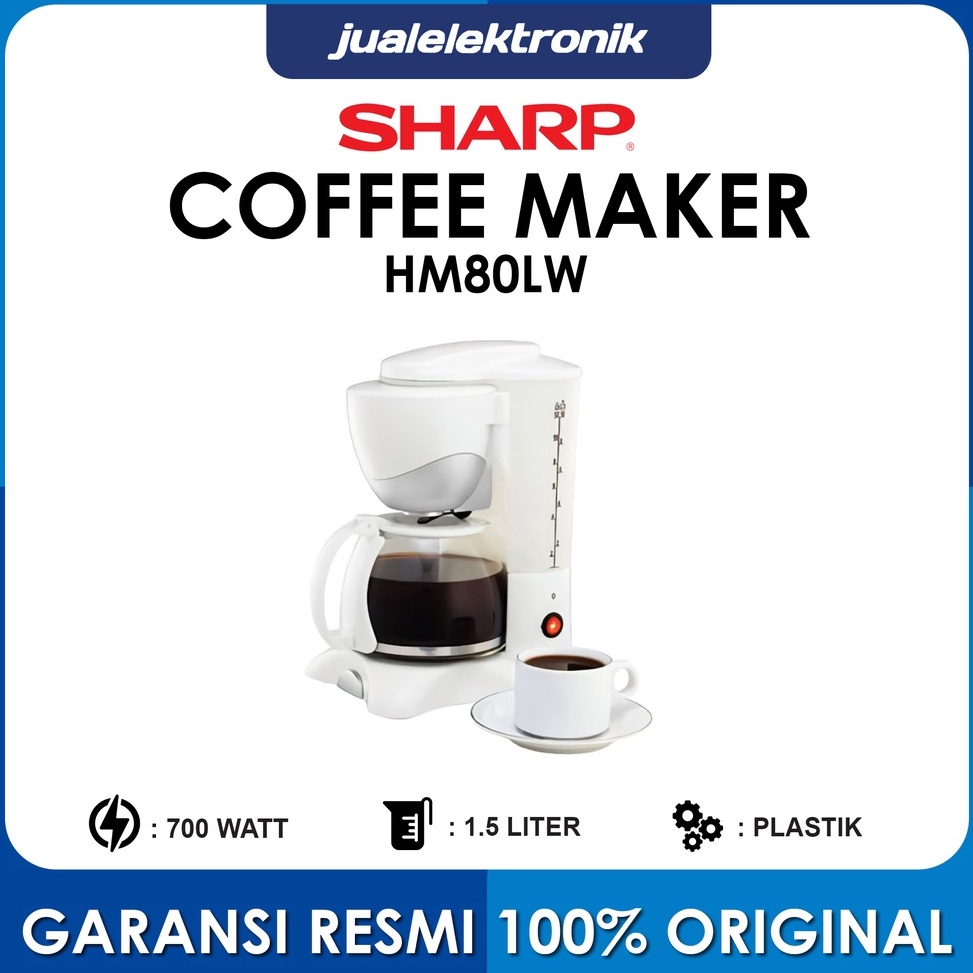 Jual BH Sharp Coffee Maker 15 Liter HM8LW Pembuat Kopi Mesin Kopi ...