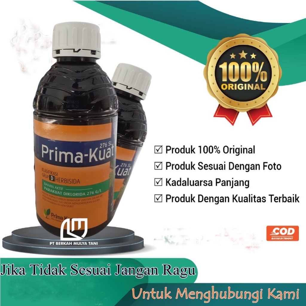 Jual Herbisida Prima Kuat 276SL 1 Liter Obat Semprot Rumput Pengendali ...