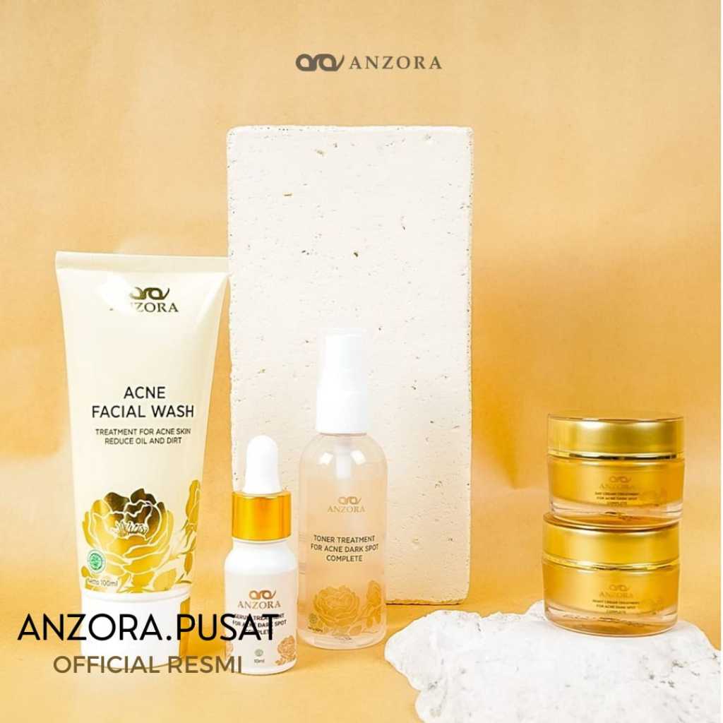Jual PAKET ACNE DARK SPOT/PAKET ADS/ ANZORA SKINCARE | Shopee Indonesia