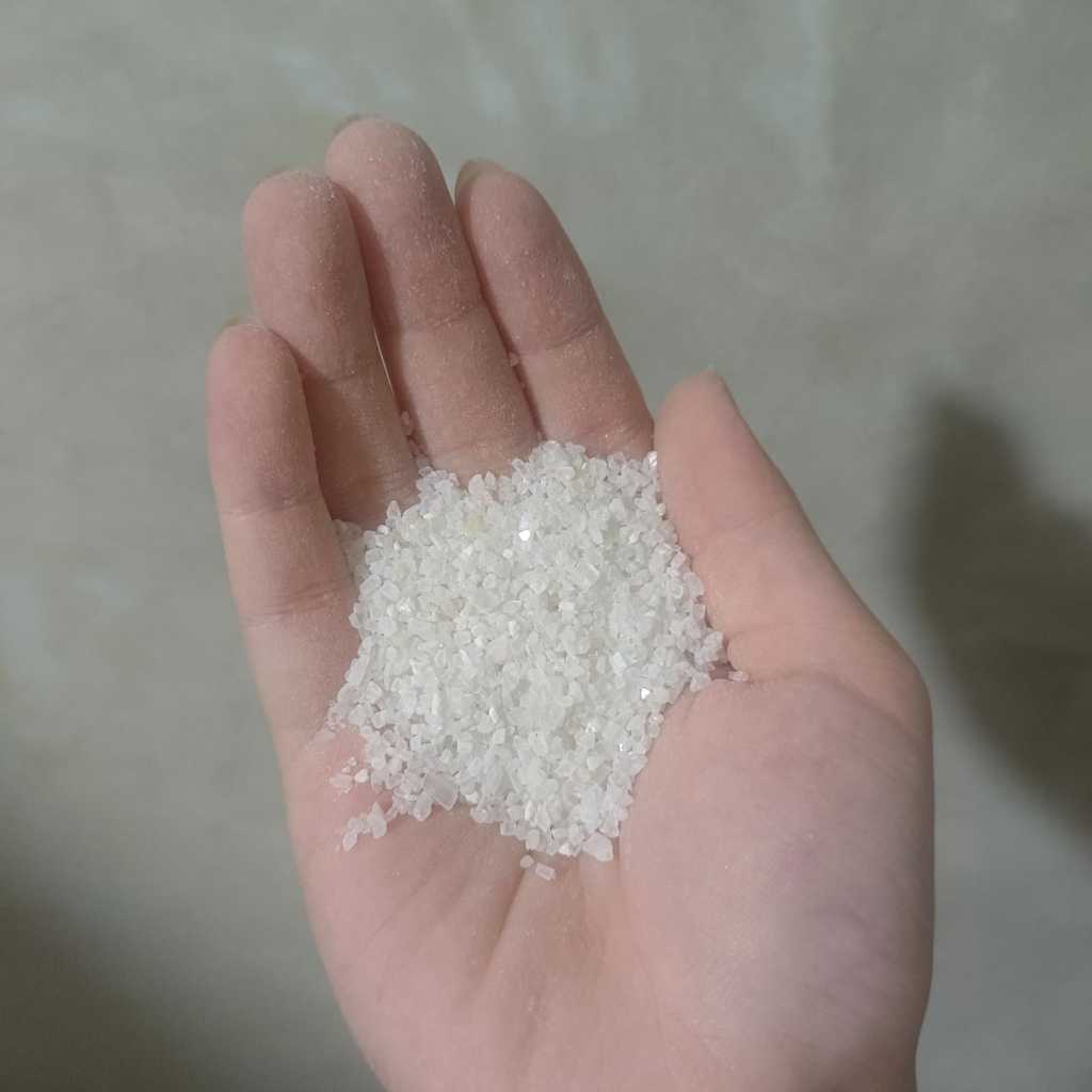 Jual Pasir Kristal Putih 1kg / Pasir Silika Kaca Karungan / Pasir Putih ...