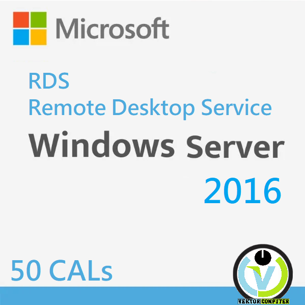 Jual Remote Desktop RDS Windows Server 2016 50 CALs User/Device ...