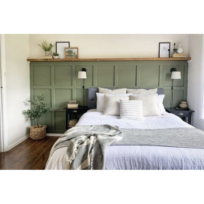 Jual List Dinding Wall Batten Kayu Solid wall panel Murah | Shopee ...