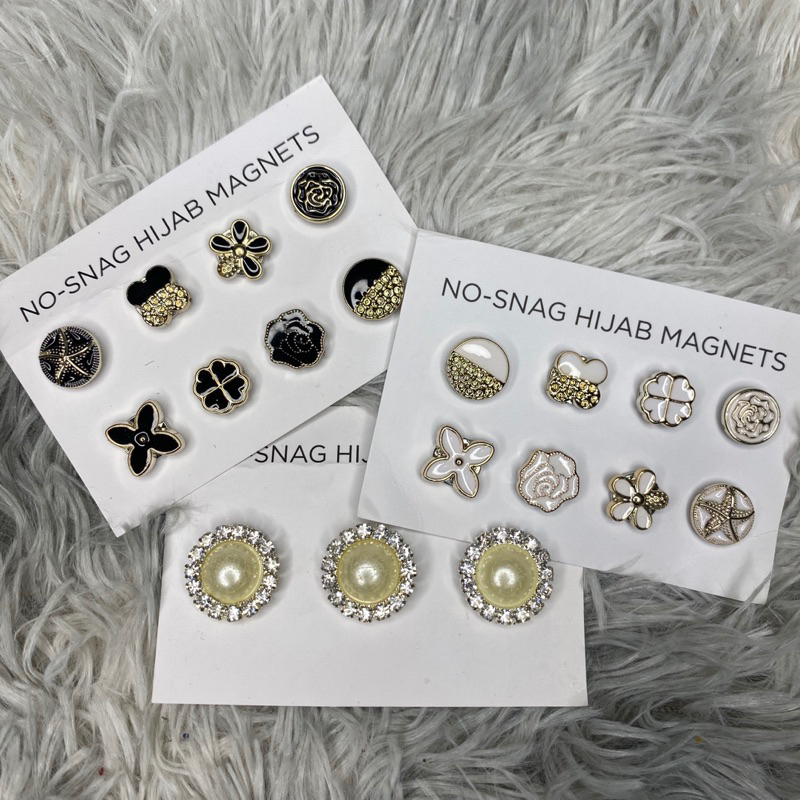 Jual Alena - Bross Magnet Motif Premium | 022 Pin Peniti Pentul Magnet ...