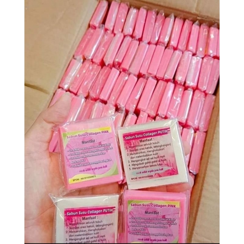 Jual Sabun susu collagen isi 1 lusin isi 12 pcs | Shopee Indonesia