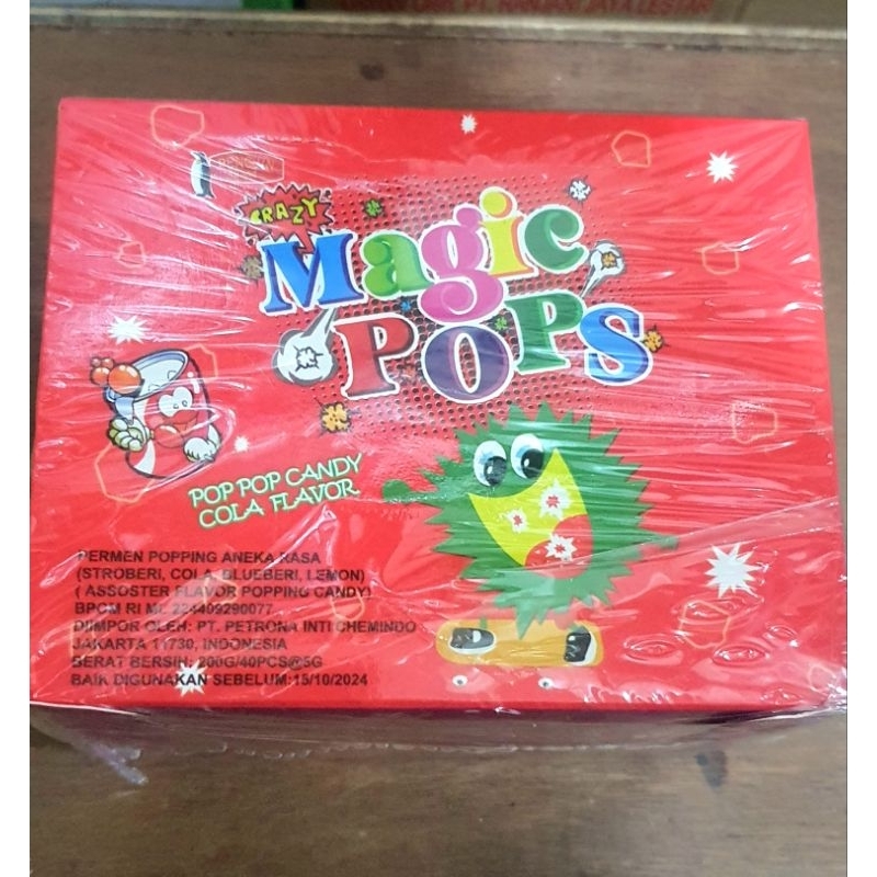 Jual Permen Cemilan Snack Magic Pop Meletup Meledak Cola Mainan Anak ...