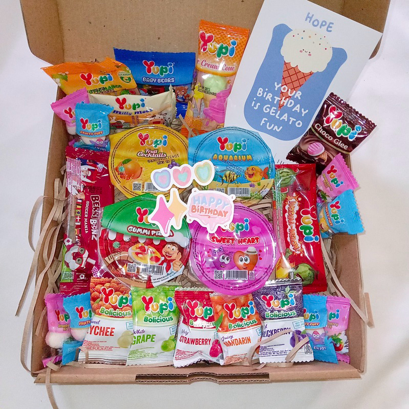 Jual Yupi Gift Box Hampers Kado Ulang Tahun Wisuda Anniversary | Shopee ...