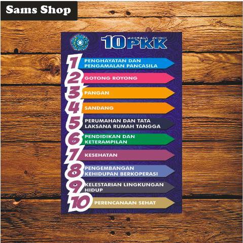 Jual Stiker / Banner 10 PROGRAM POKOK PKK | Shopee Indonesia