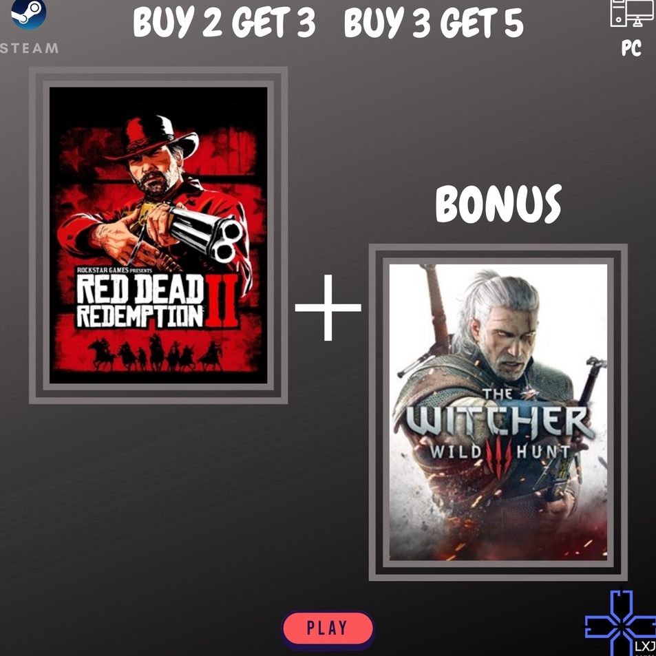 Jual Dlc Red Dead Redemption 2 Ultimate Edition The Witcher 3 PC ...