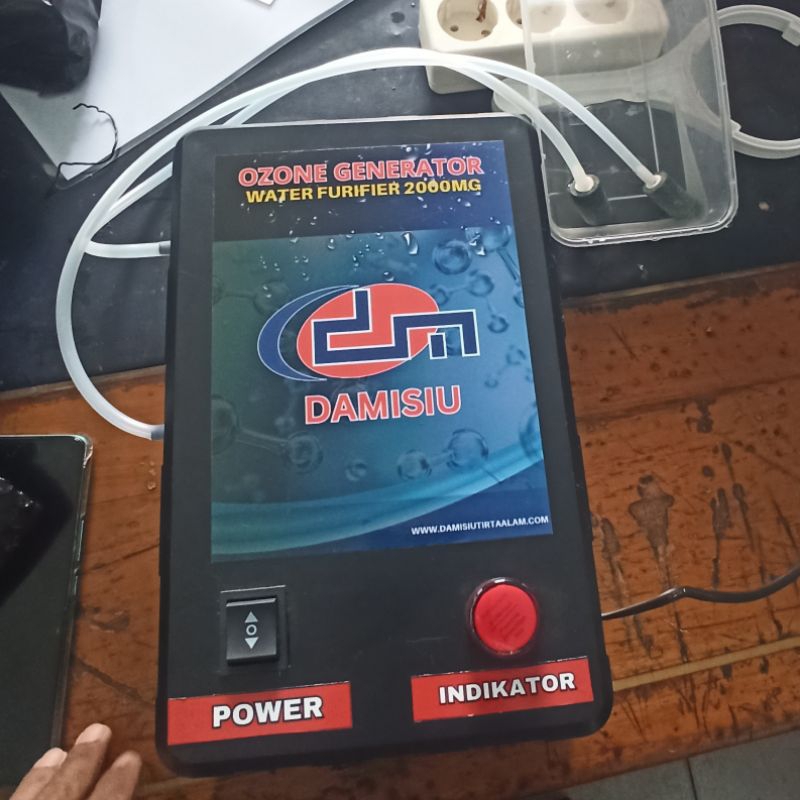 Jual Ozone Generator Water Purifier Damisiu untuk Depot Air Minum Amdk Kolam dan aquarium ...