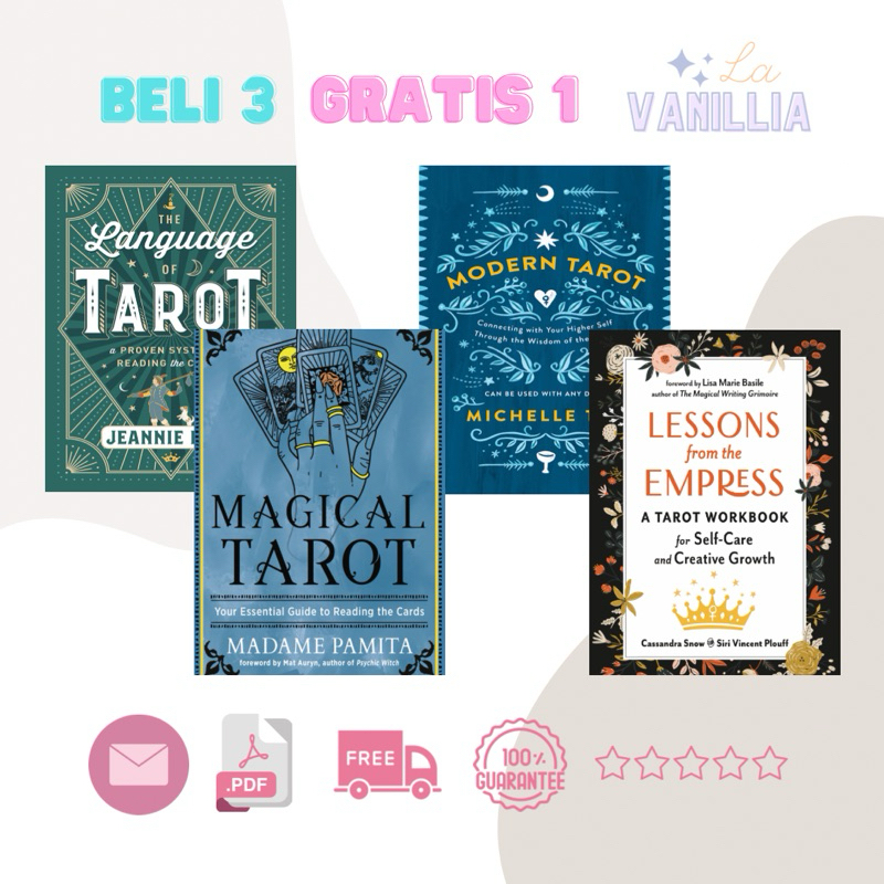 Jual The Language of Tarot Jeanie Reed Magical Madame Pamita Modern ...