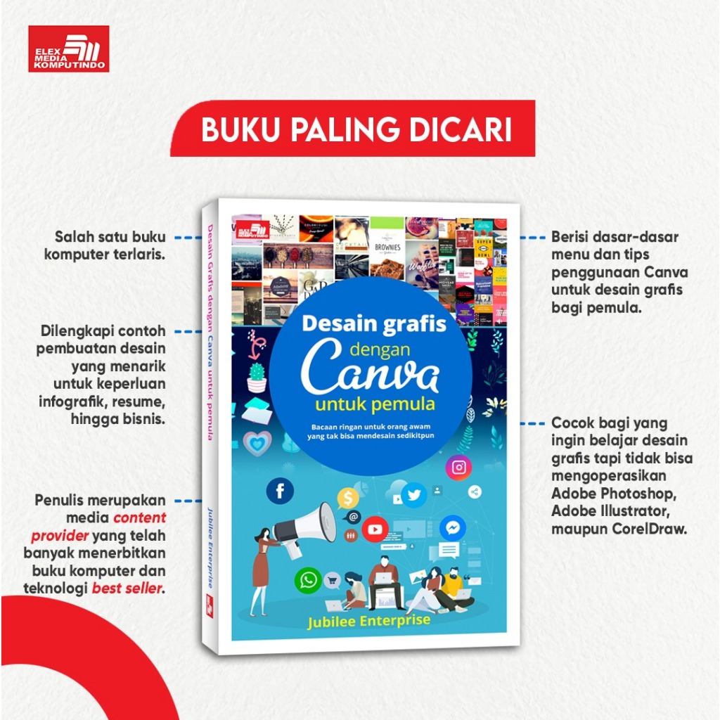 Jual Buku Desain Grafis Dengan Canva Untuk Pemula Design Book Buku ... Jual Buku Desain Grafis Dengan Canva Untuk Pemula Design Book Buku ...