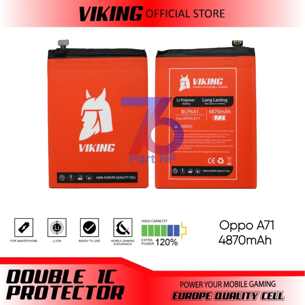 Jual Baterai Double Power Viking - BLP-641 / BLP641 / OP A71 2017 / CPH1717 - Batu Batre Batrai ...